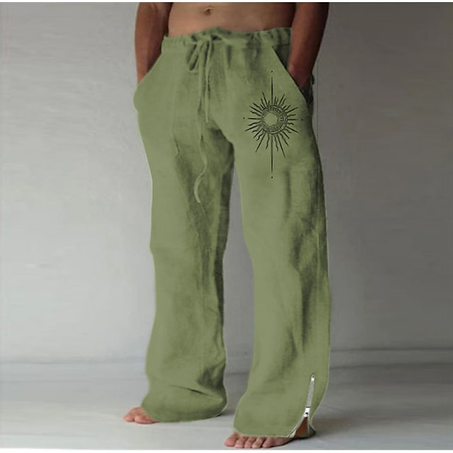 Sun Vintage Men's 3D Print Pants Trousers Outdoor Street Going out ...