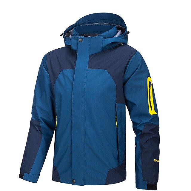 Men's Outdoor Jacket Raincoat Hiking Jacket Daily Wear Vacation Weekend ...