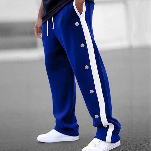 Homme Joggings Pantalon de survêtement à jambe large Pantalon Jogger ...
