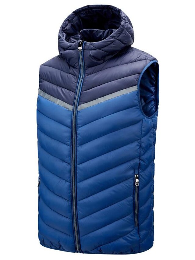 Homme Gilet Matelassé Rouge vin Cai Lan Amy Green Noir Capuche Vêtement ...