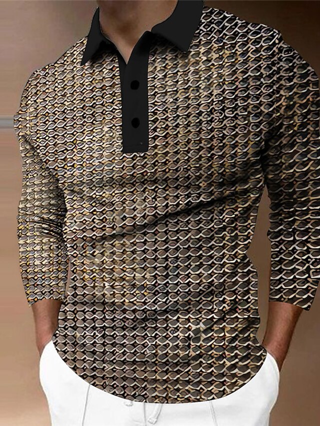 Geometry Men's Abstract Print 3D Outdoor Casual Daily Streetwear ...